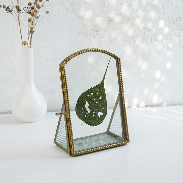 Metal Folding Frame - Sleek Glass Book-Type Frame | Nu Casa